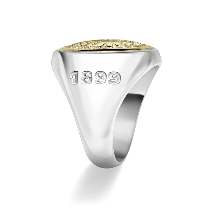 Adler Ring "1899" in Bicolor